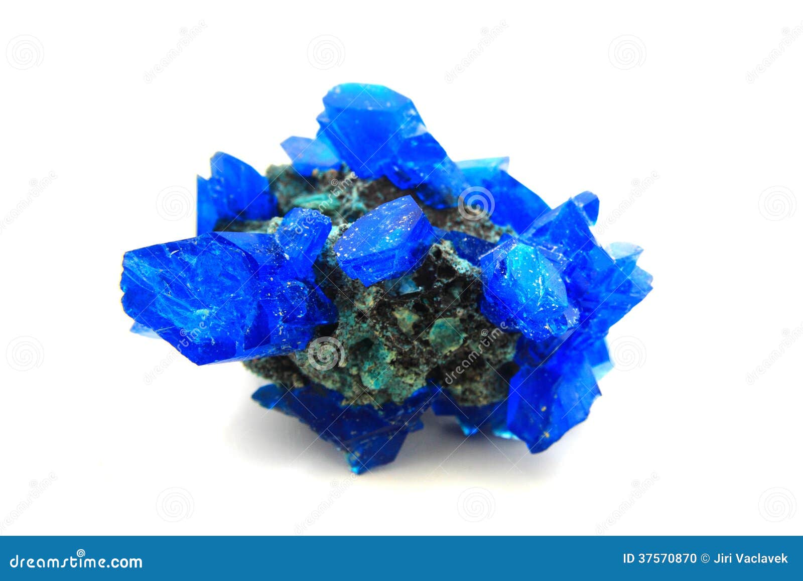 Mineral del vitriolo azul foto de archivo. Imagen de cierre - 37570870