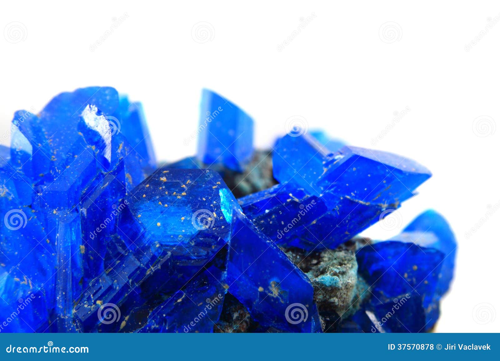 Mineral del vitriolo azul foto de archivo. Imagen de primer - 37570878