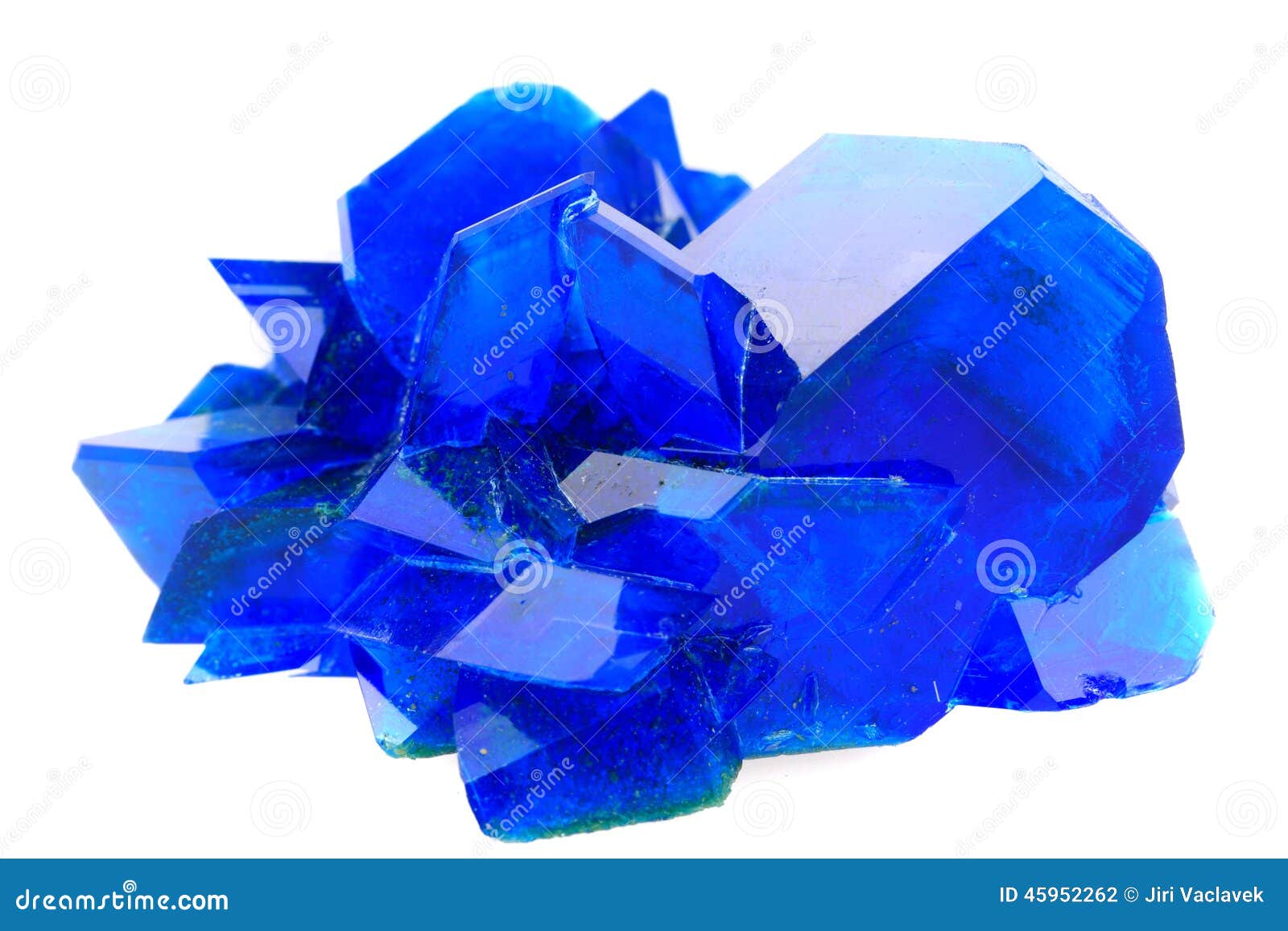 Mineral Del Vitriolo Azul Aislado Foto de archivo - Imagen de aislado ...