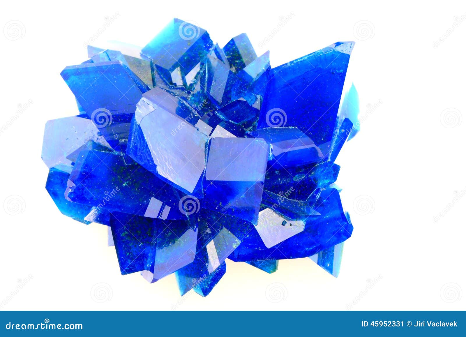 Mineral Del Vitriolo Azul Aislado Imagen de archivo - Imagen de brillo ...