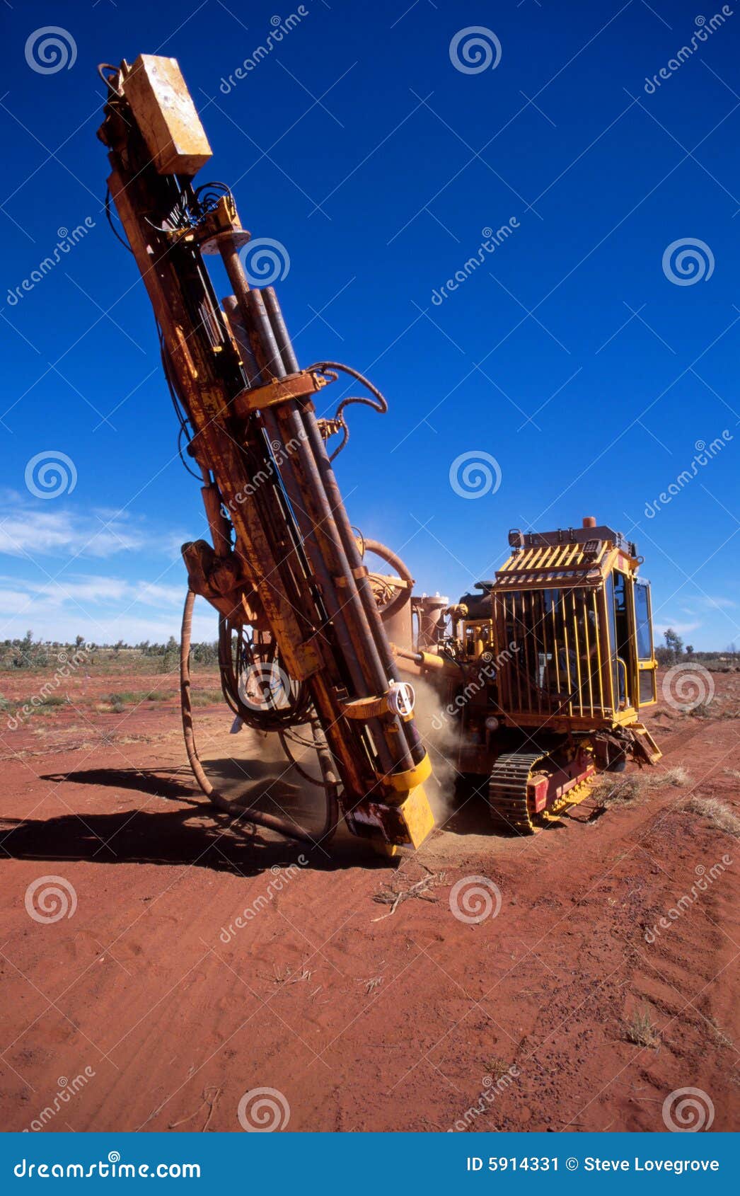 Mineral Exploration stock image. Image of machinery, drill - 5914331