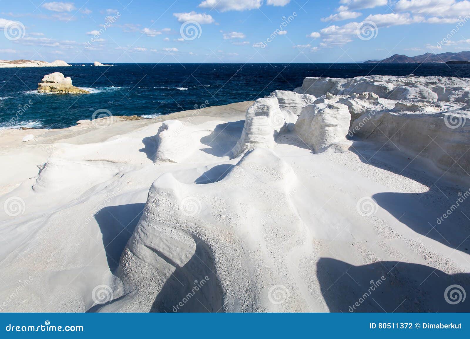 Mineral Formations on Milos Island, Greece. Stock Photo - Image of ...