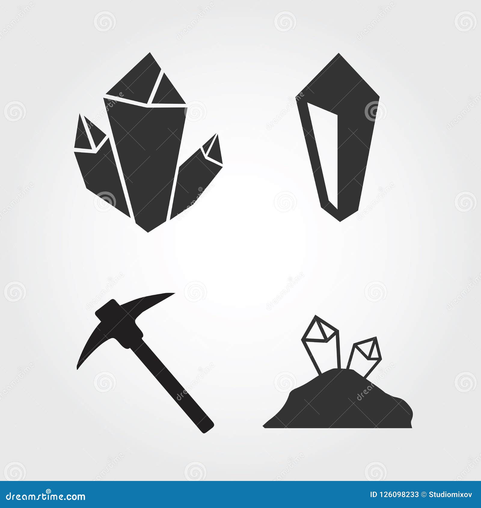 Mineral Icon Illustratin Vector Graphic | CartoonDealer.com #286726394