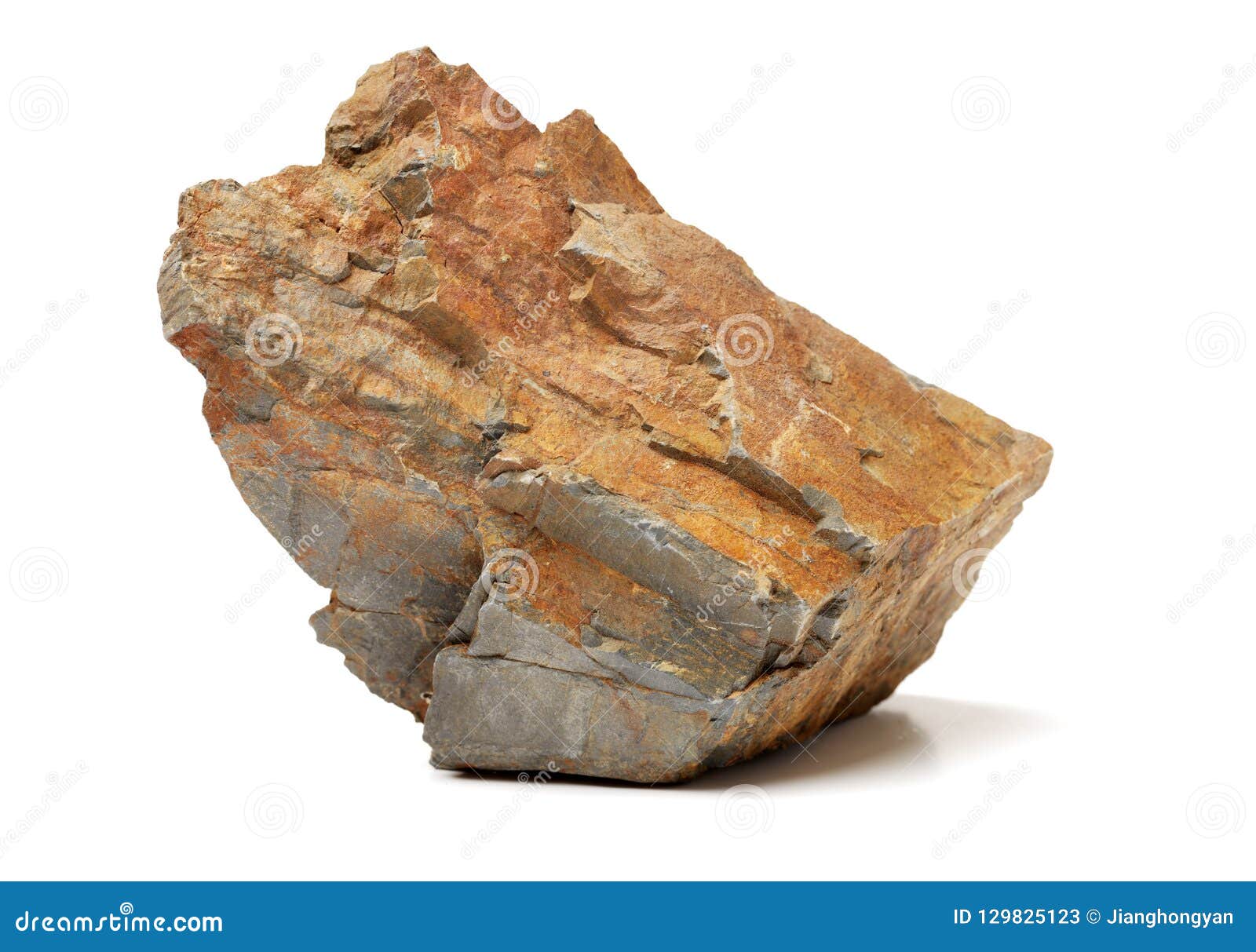 Mineral mudstone stock image. Image of grey, limestone - 129825123