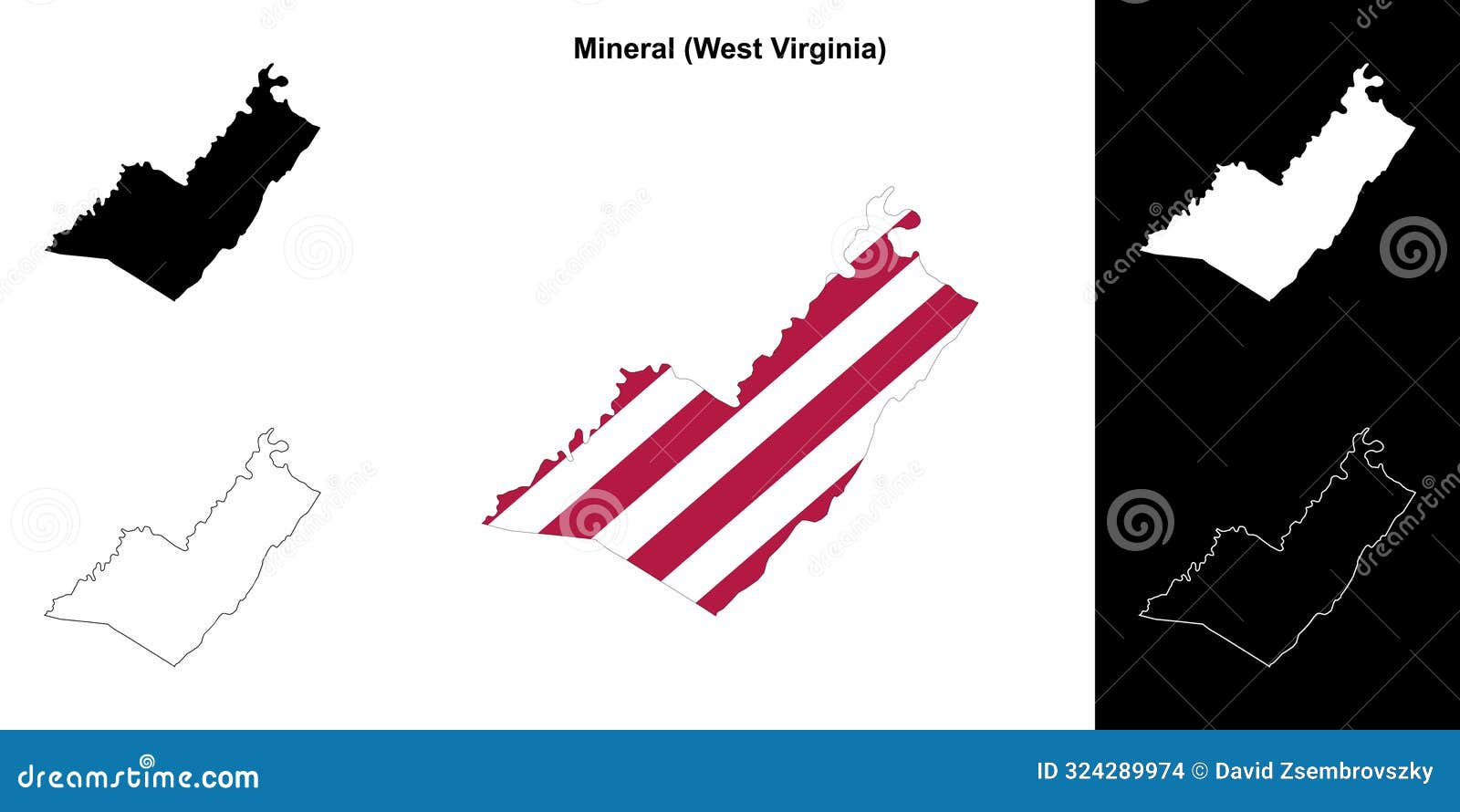 Mineral outline map stock illustration. Illustration of territory ...