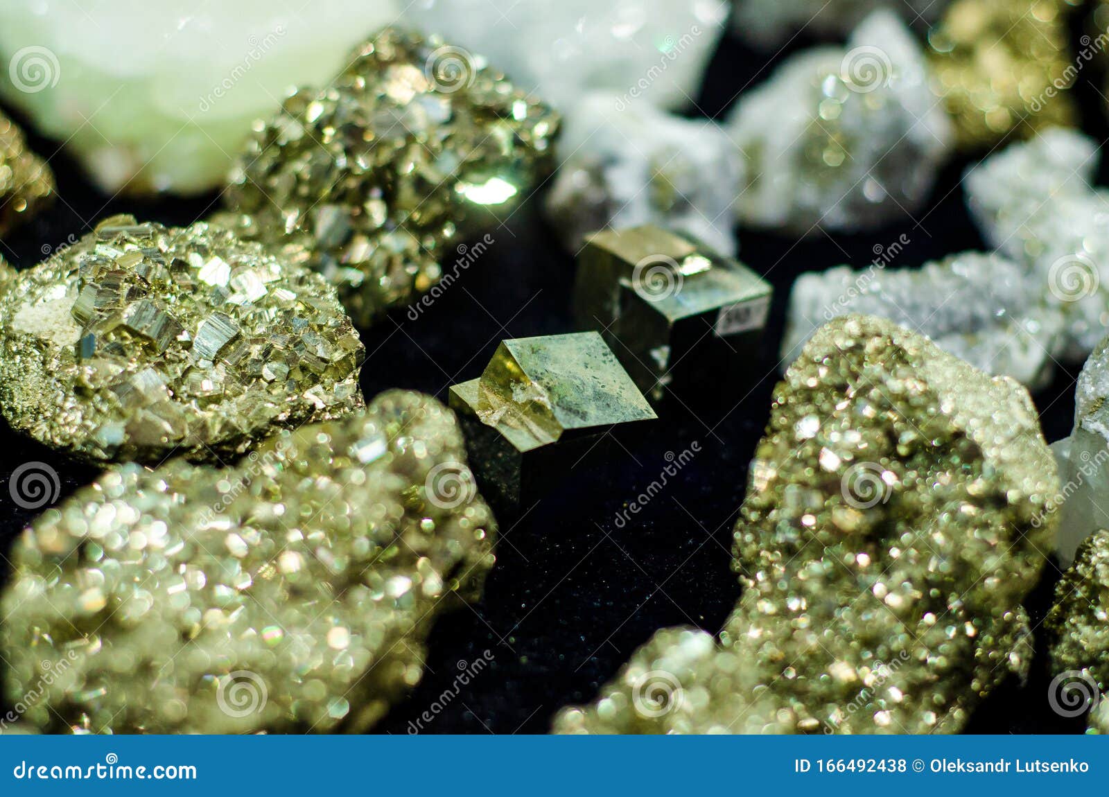 The Mineral Pyrite, or Iron Pyrite for Sale in the Store Stock Photo ...