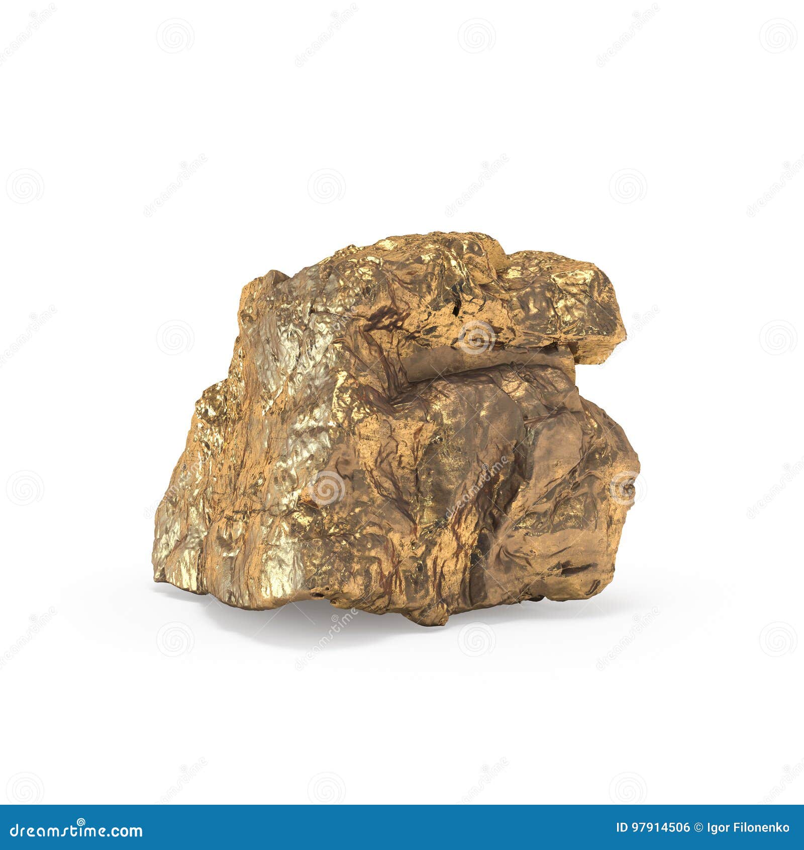 The Mineral Raw Materials 3d Rendering Stock Photo - Illustration of ...