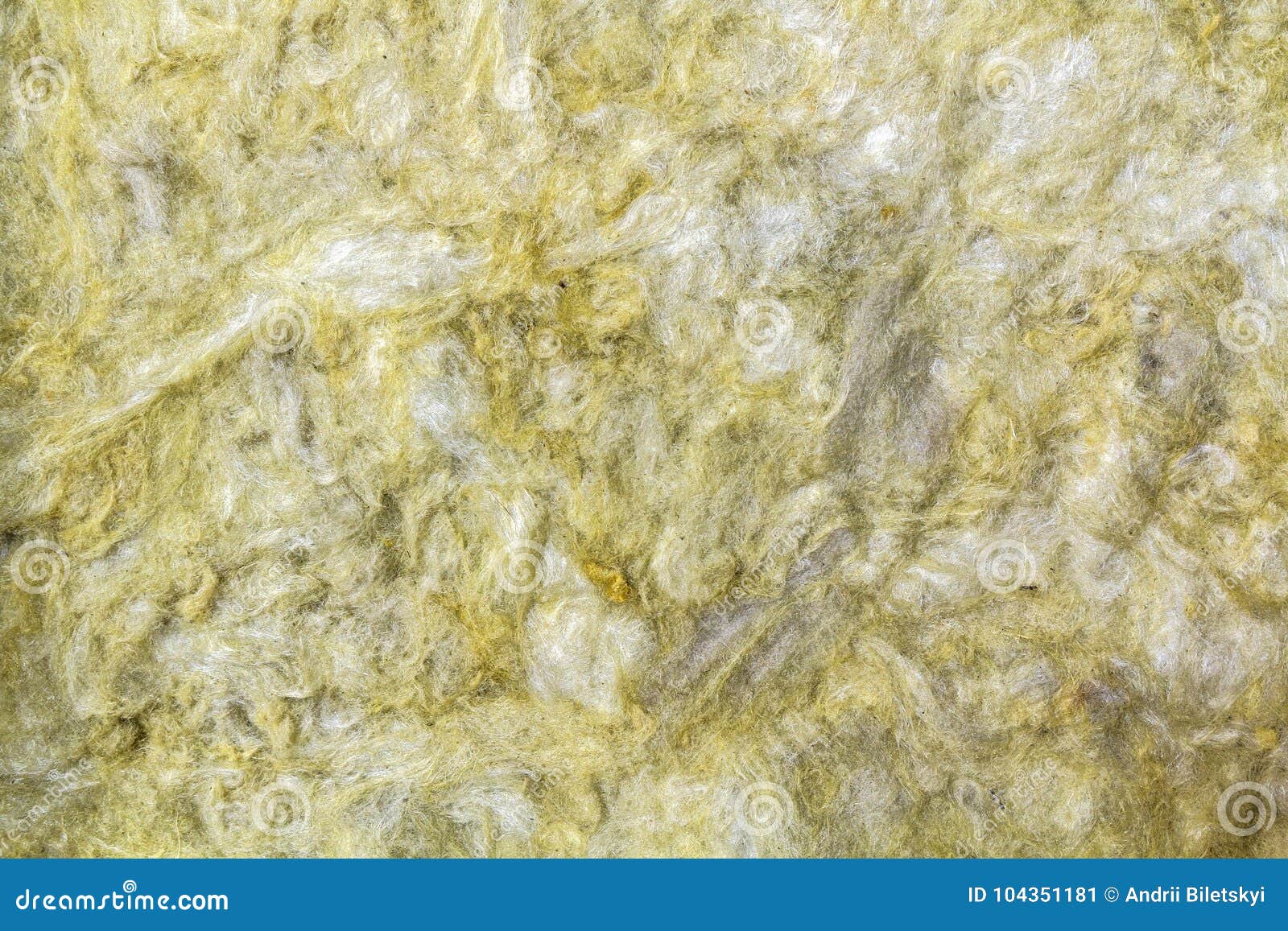 Mineral Rock Wool Insulation Material Close-up for Background Stock ...