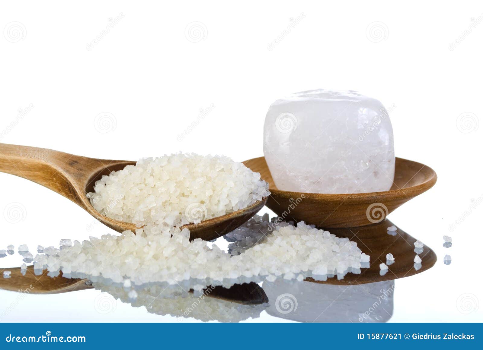 Mineral salt stone stock image. Image of crystals, wood - 15877621