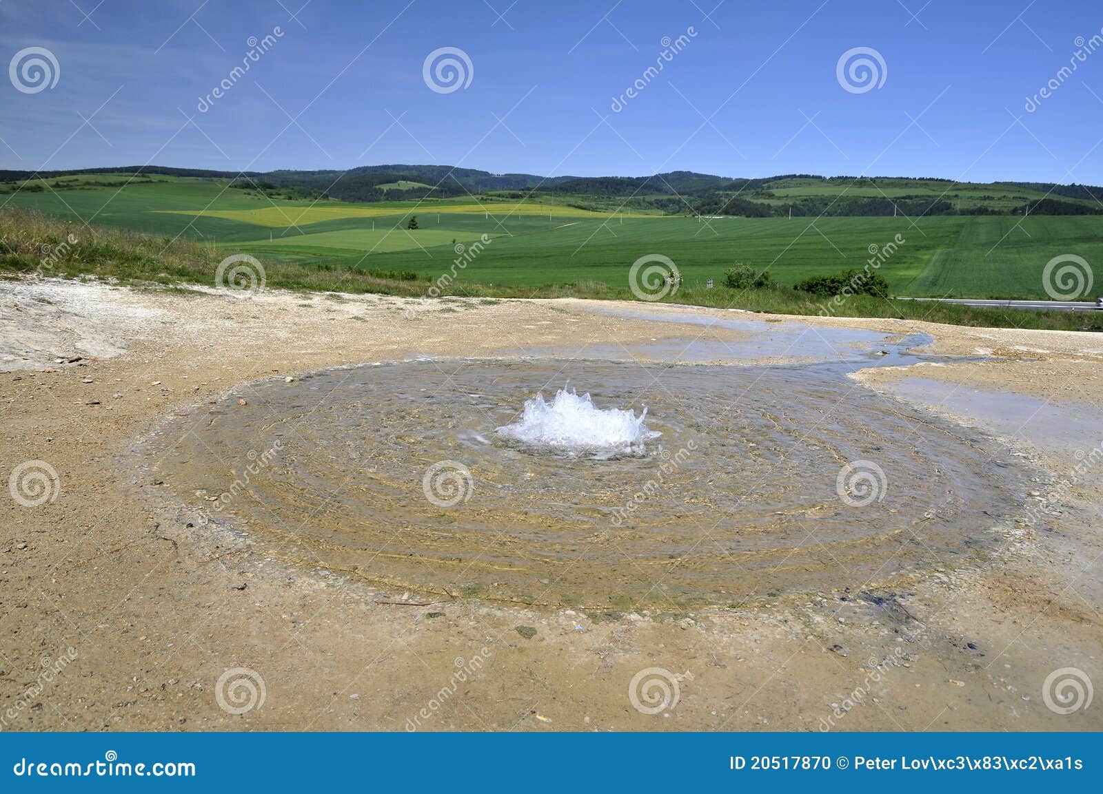 Mineral spring stock photo. Image of organisms, edge - 20517870