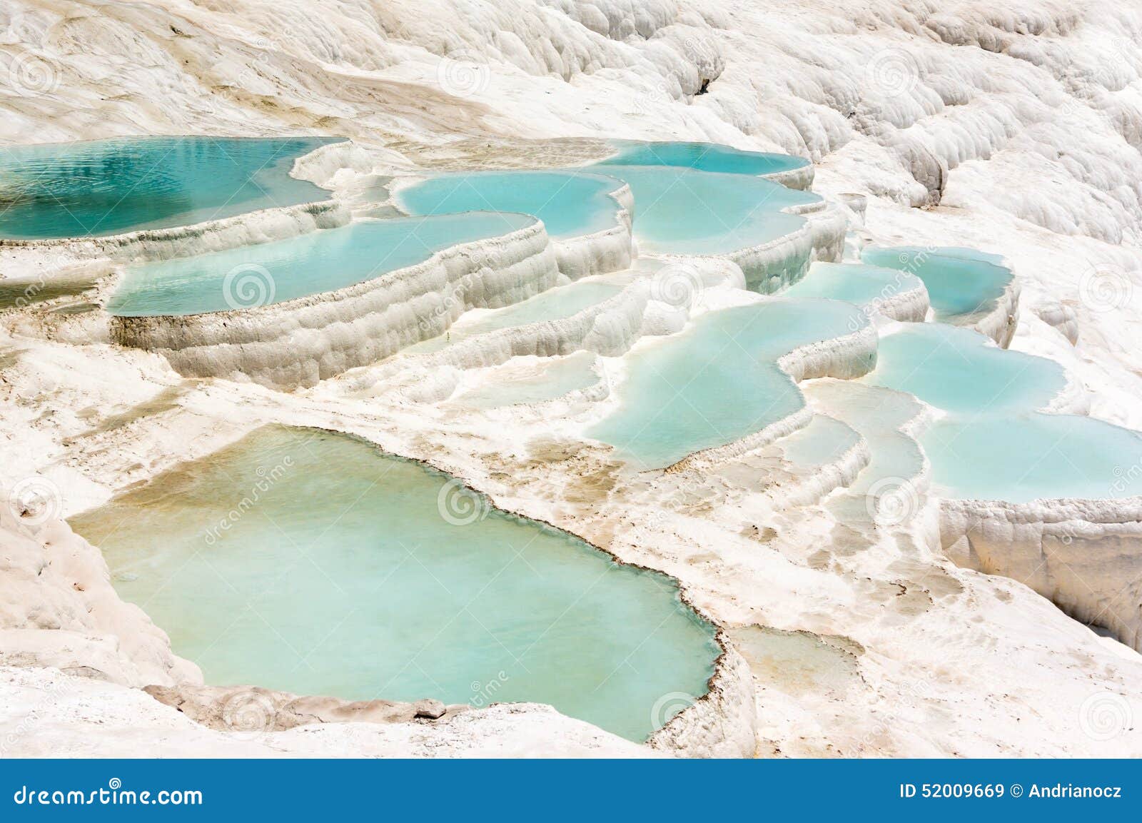 Mineral springs of Turkey stock image. Image of wonder - 52009669