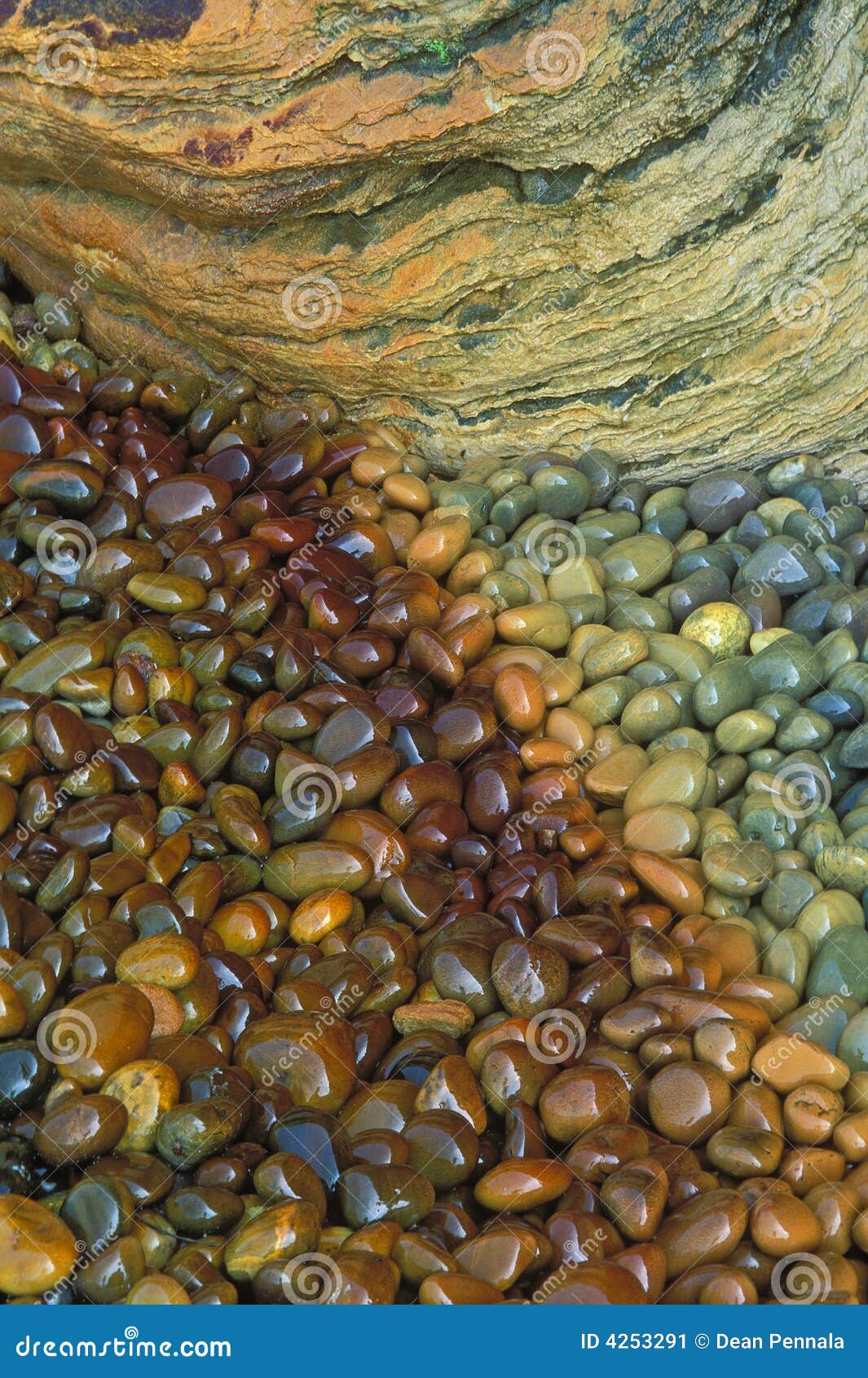 Mineral Stained Stones stock image. Image of wilderness - 4253291