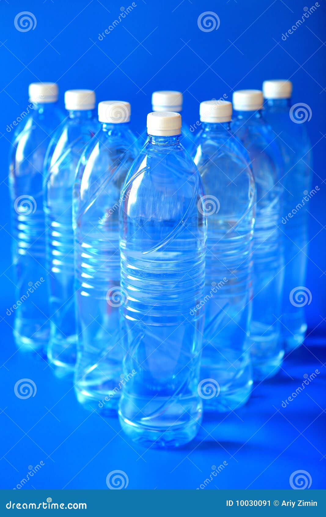 Mineral water bottles stock image. Image of refreshing - 10030091