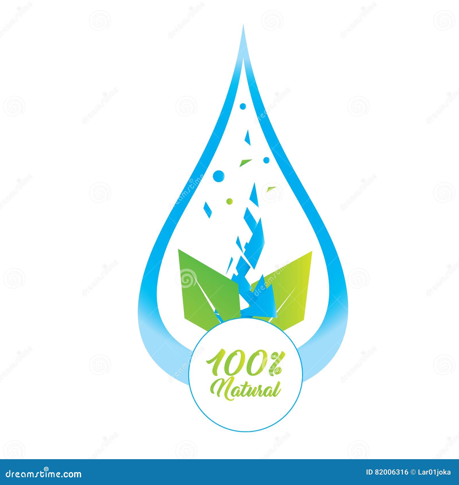 Mineral water logo stock illustration. Illustration of sign - 82006316