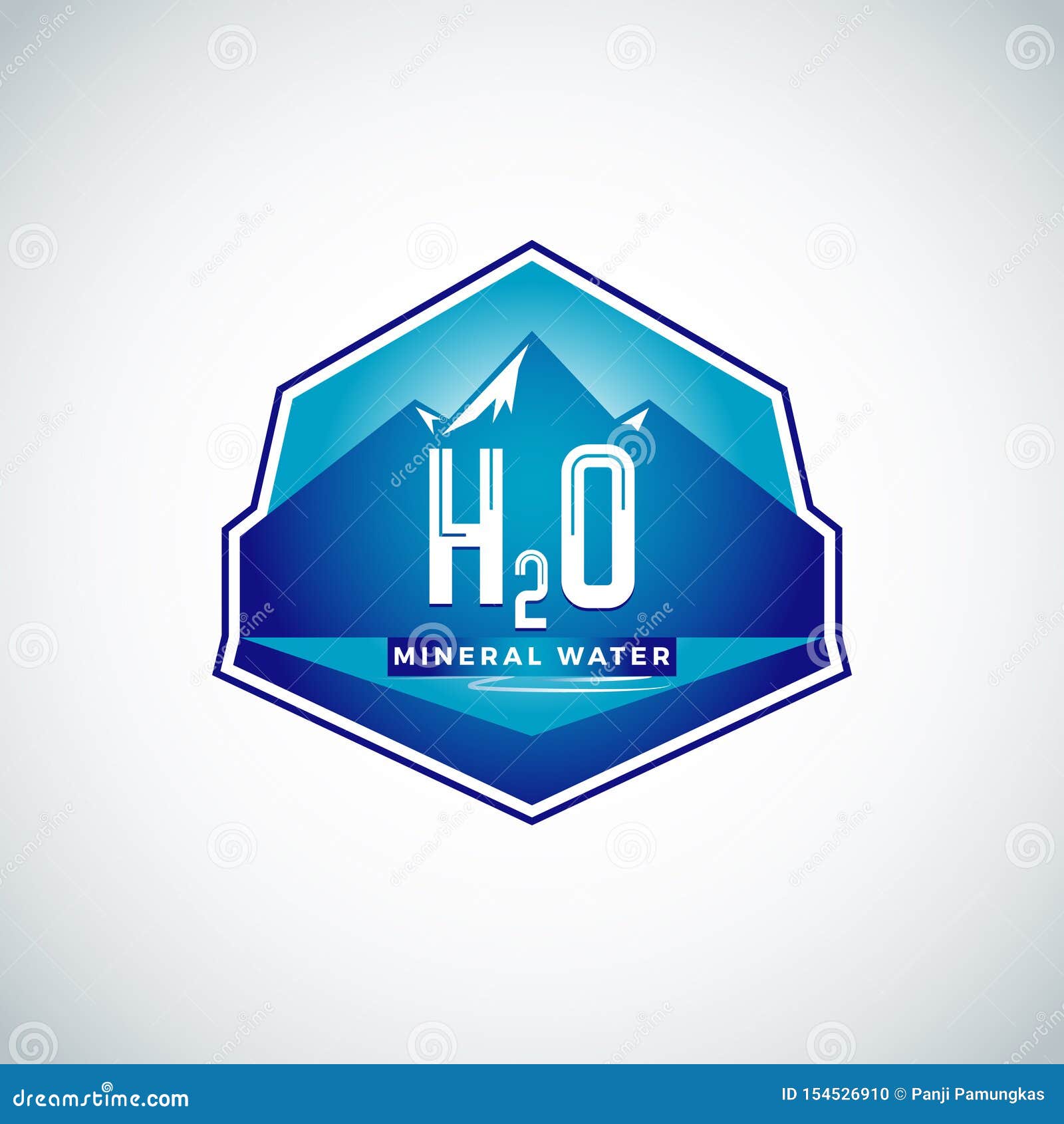 Mineral Water Logo Label Banner Symbol Stock Illustration ...