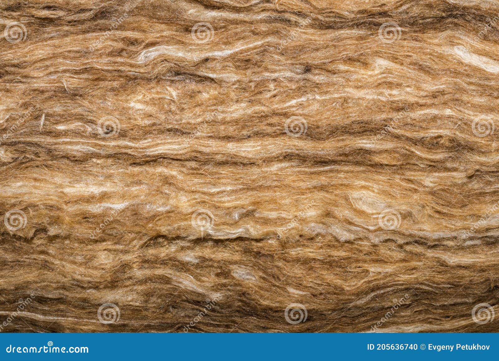 Mineral Wool, Laid in Several Layers. Stock Photo - Image of horizontal ...