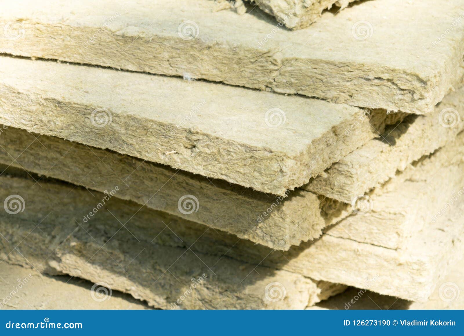 Mineral Wool. Material for Insulation of Buildings Stock Photo - Image ...