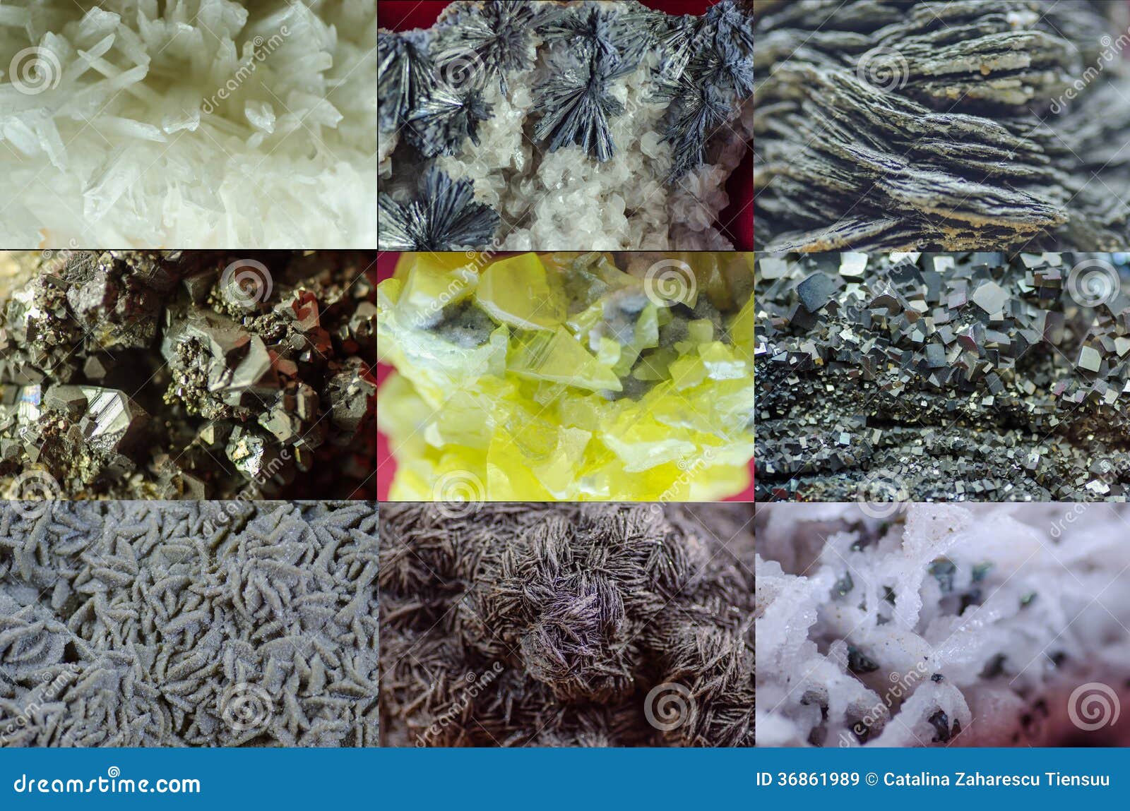 Minerals variety stock image. Image of brine, crystals - 36861989