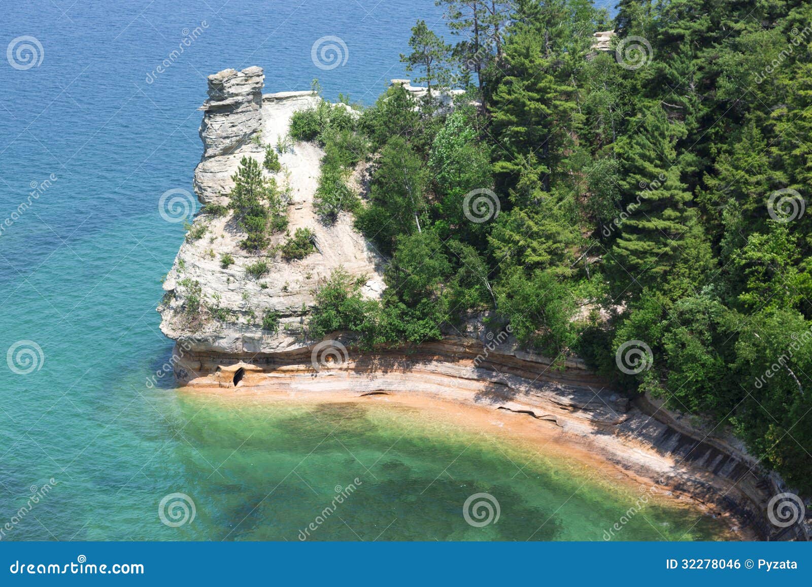 Miners Castle At Pictured Rocks National Lakeshore Royalty-Free Stock ...
