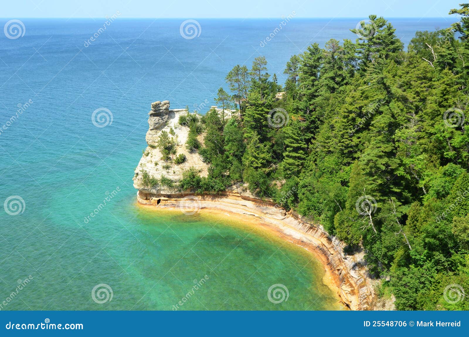 Miners Castle at Pictured Rocks National Lakeshore Stock Photo - Image ...