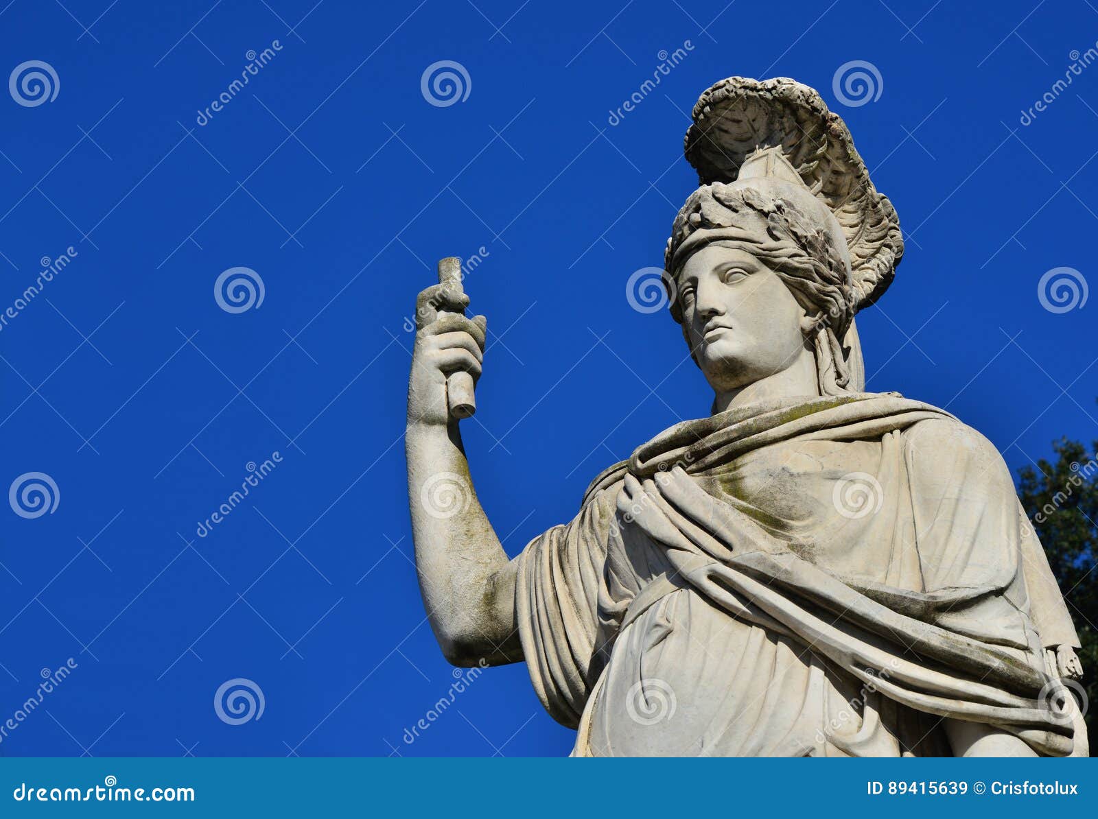 Minerva como Dea Roma imagen de archivo. Imagen de dios - 89415639