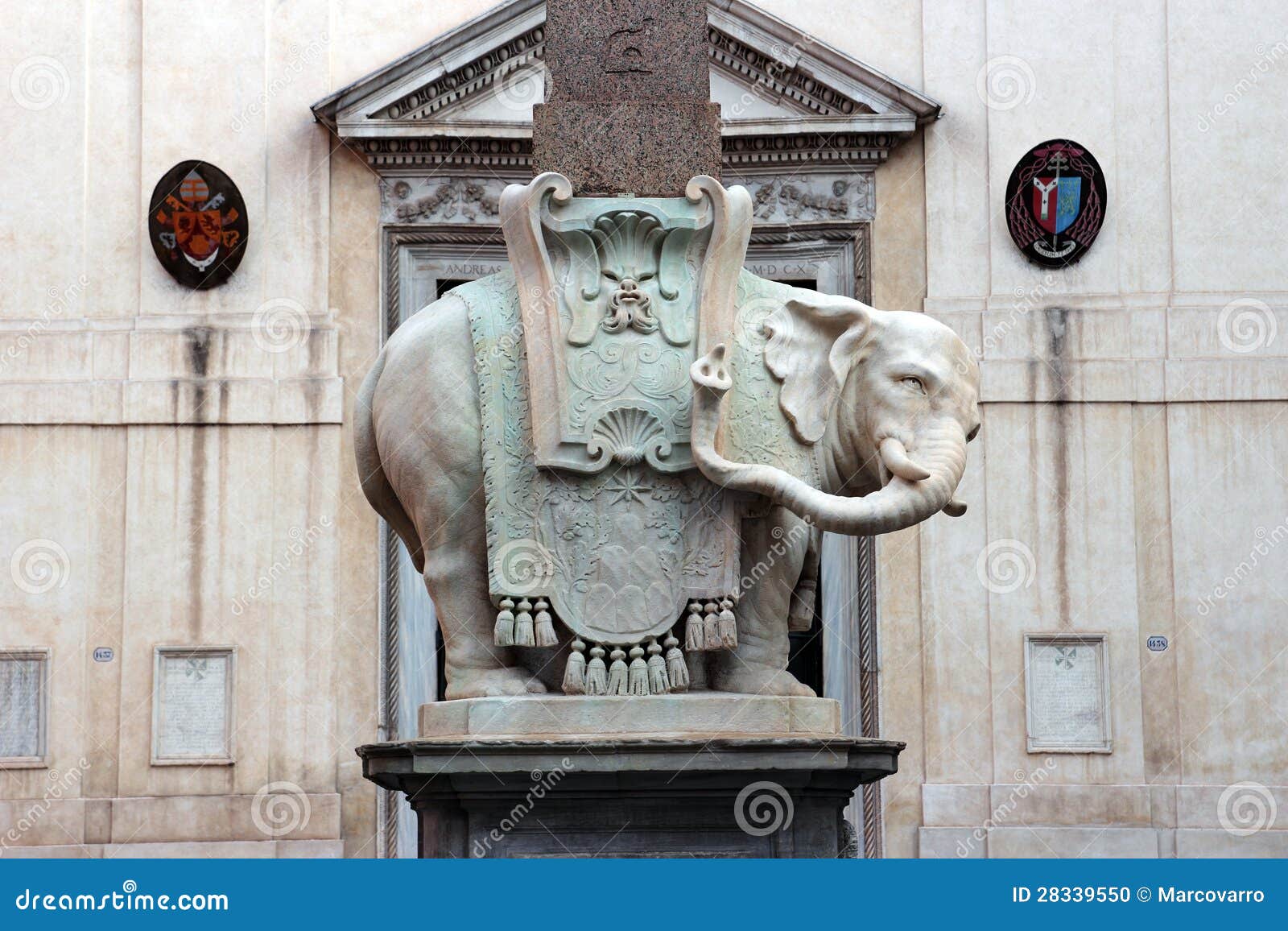 Minerva Elephant in Rome stock photo. Image of italy - 28339550