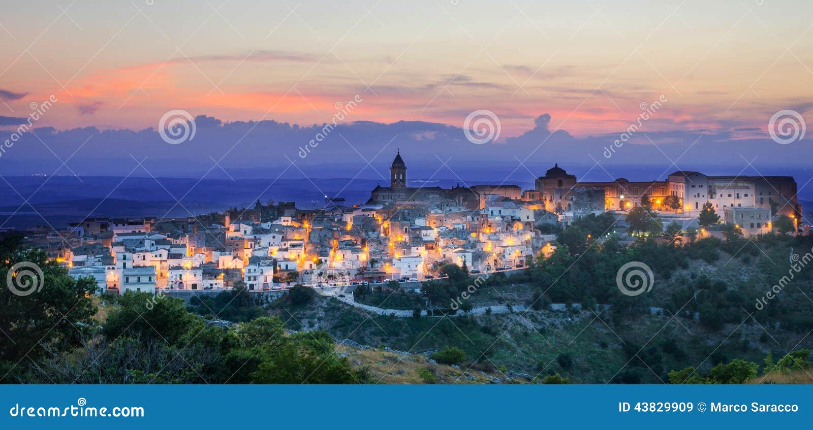 Minervino Murge, Puglia, Italia Immagine Stock - Immagine di campo ...