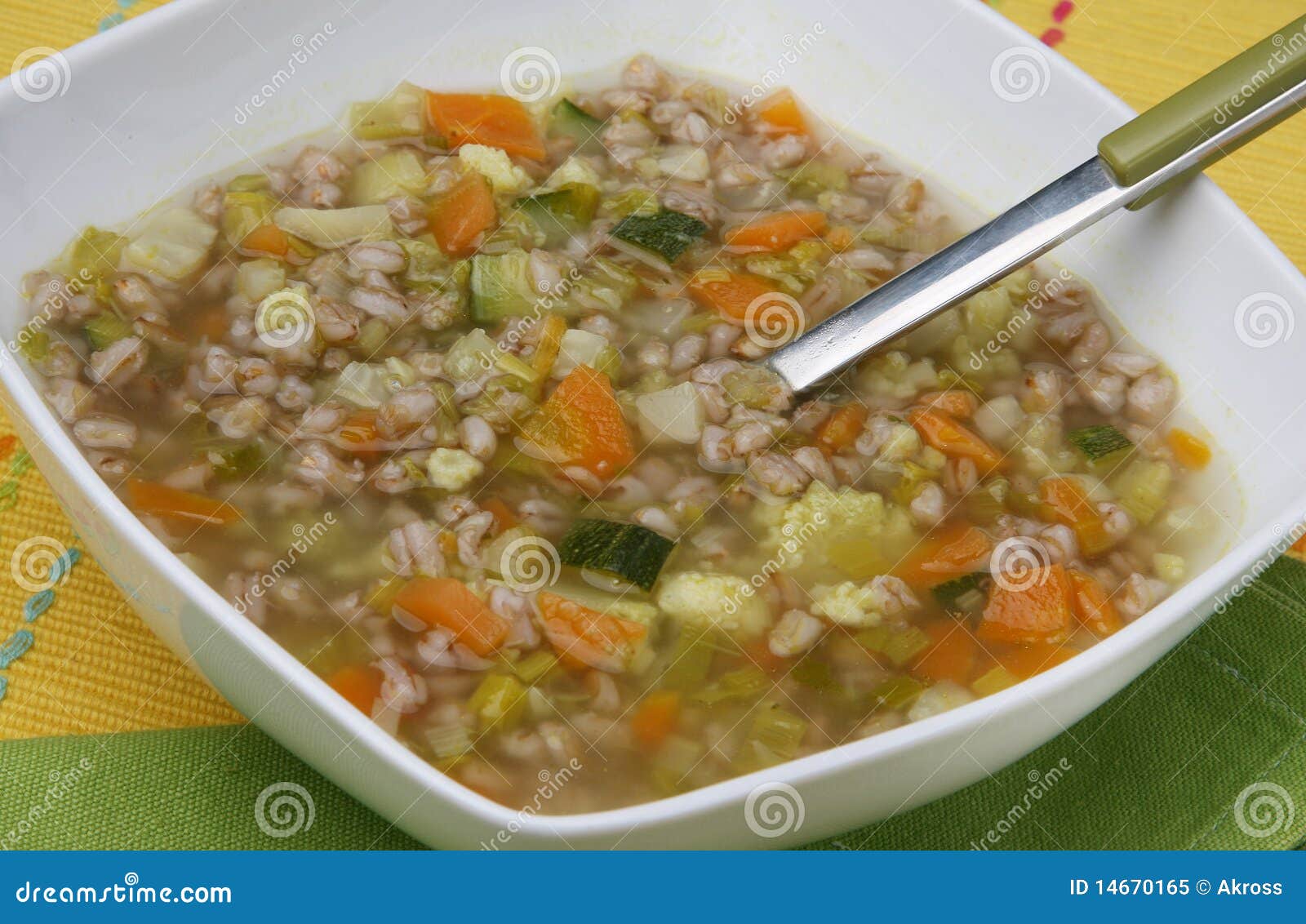 Minestra del Minestrone immagine stock. Immagine di cucina - 14670165