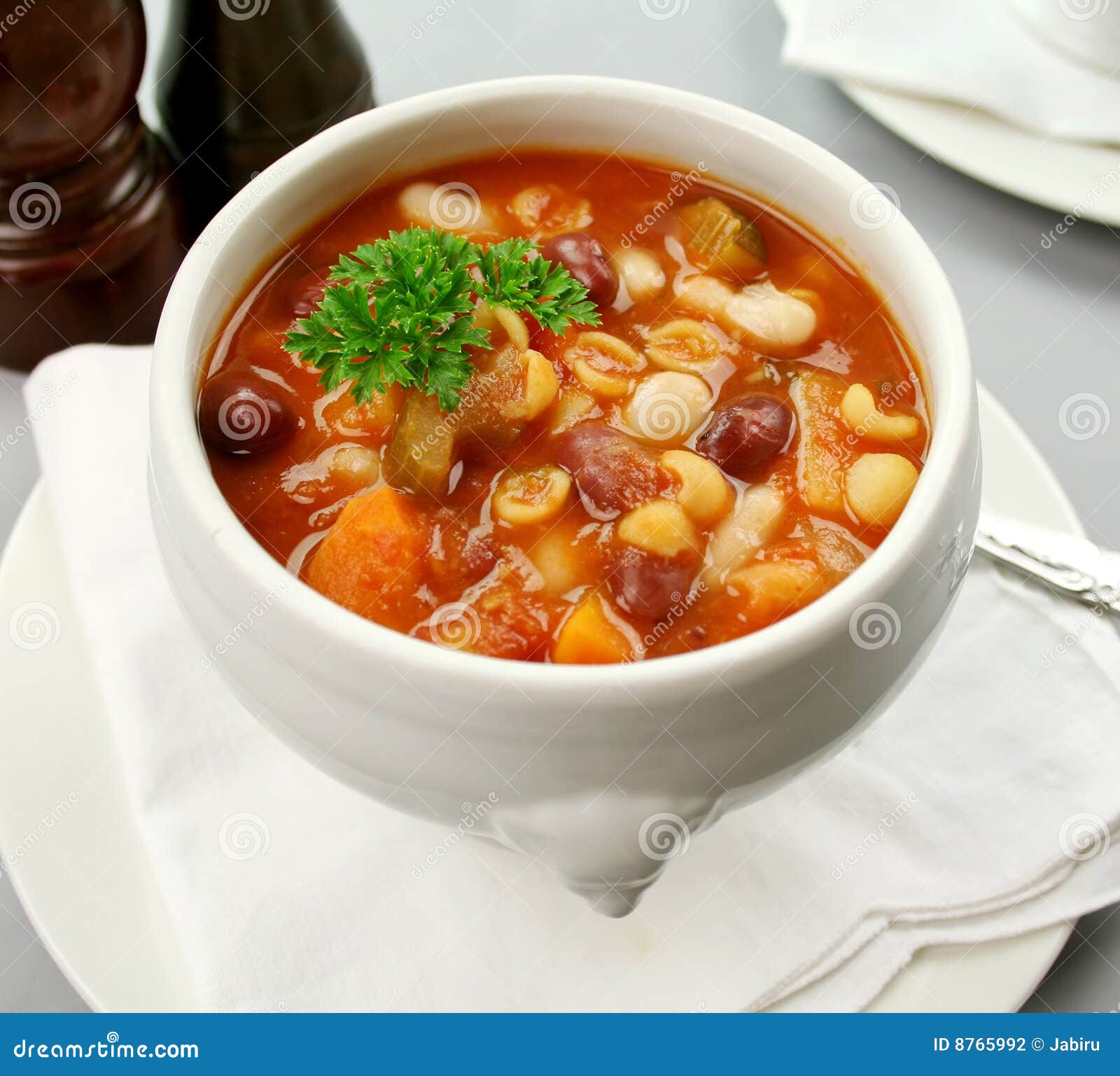 Minestrone Soup stock photo. Image of delicious, healthy - 8765992