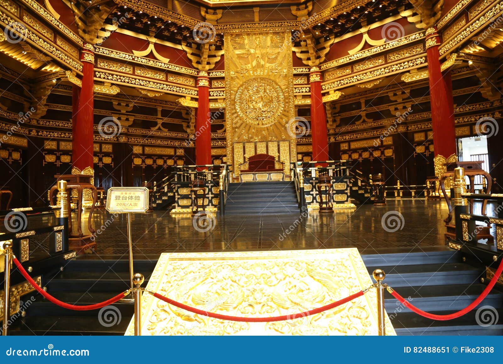 Ming Temple Interior editorial photo. Image of luoyang - 82488651