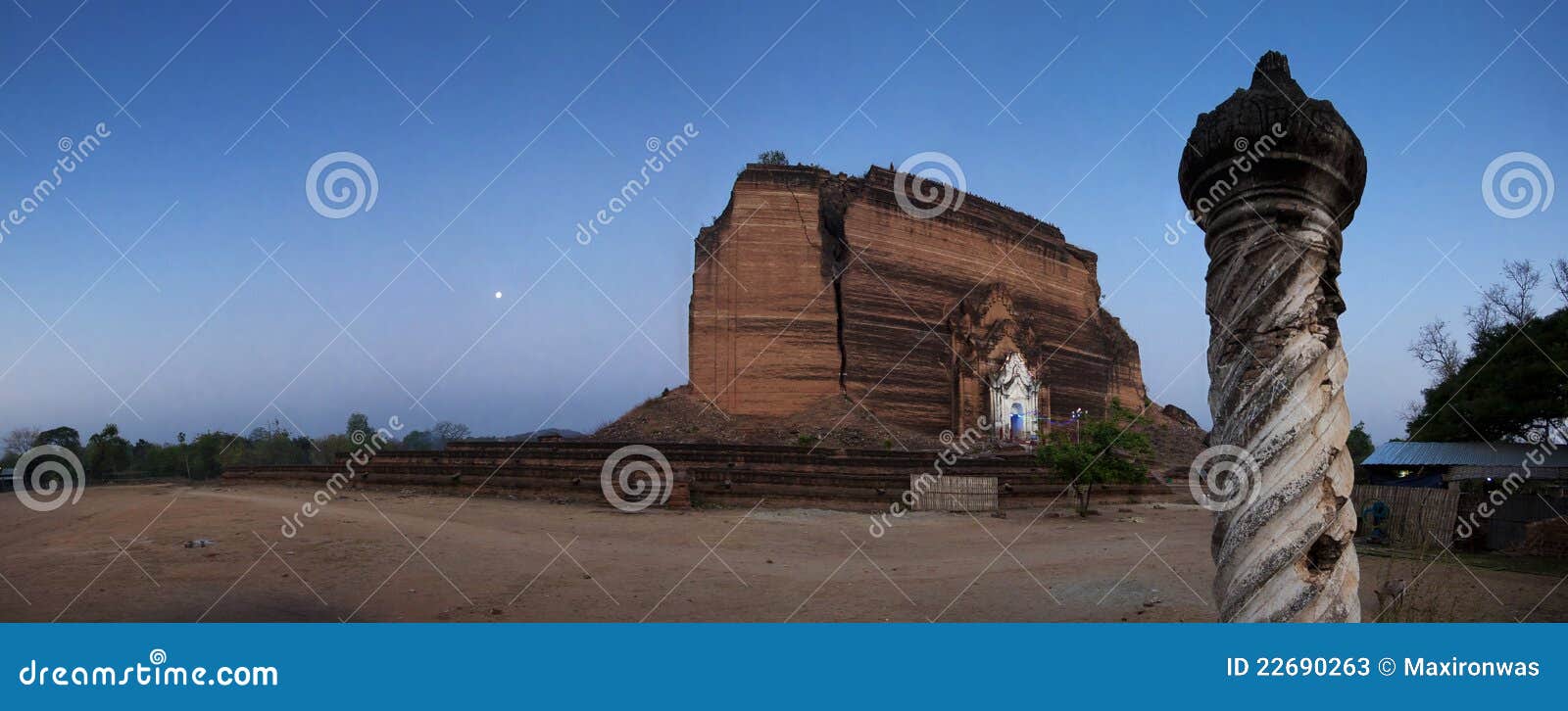 Mingun stock image. Image of monument, paya, mandalay - 22690263