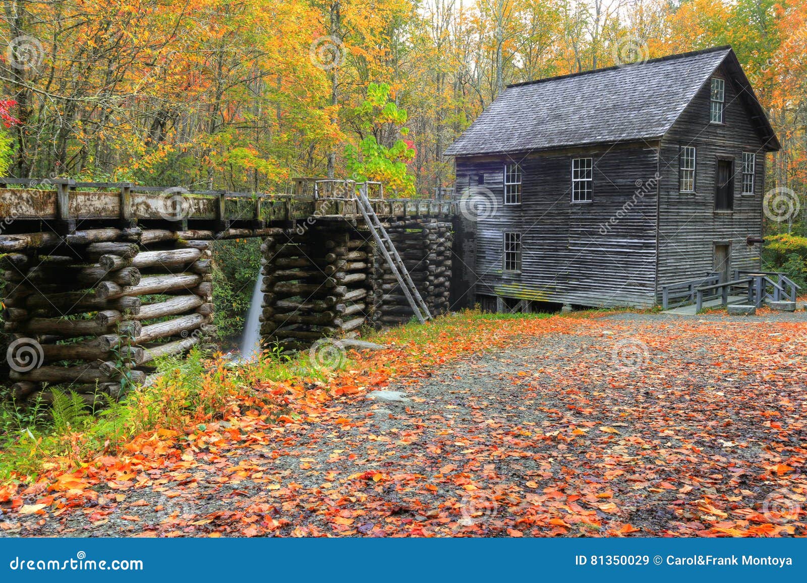 Mingus Mill stock image. Image of autumn, great, mountains - 81350029