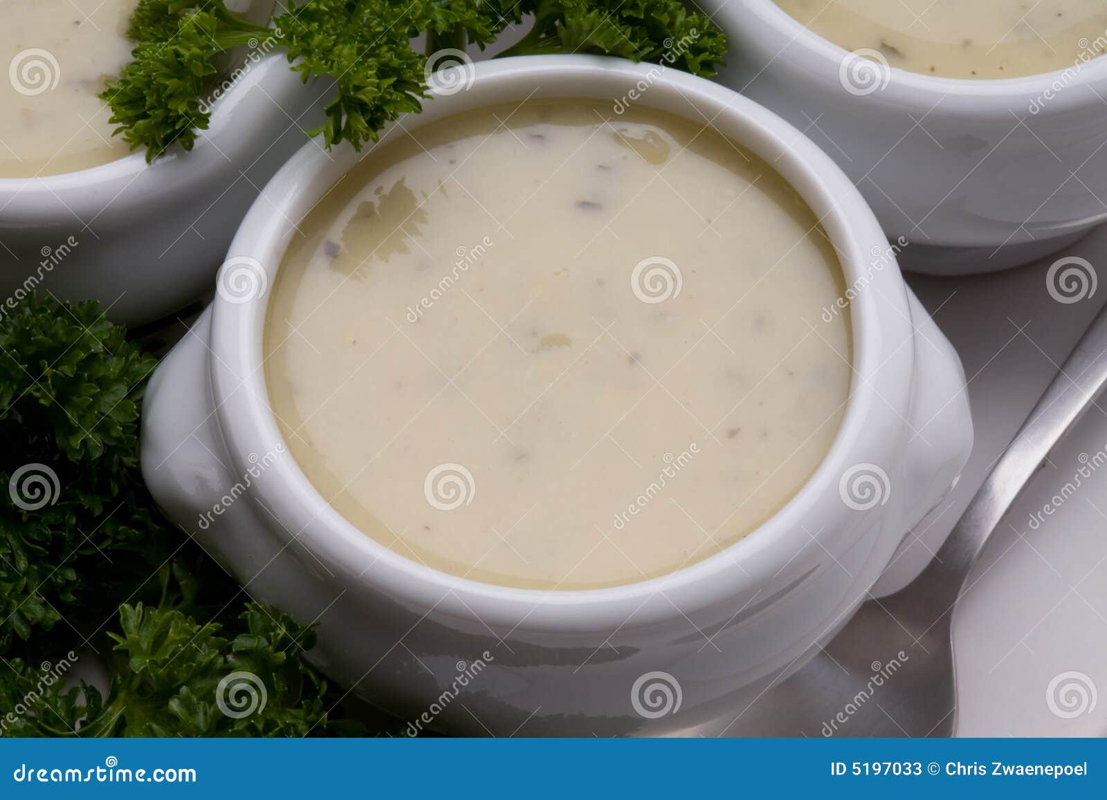 Mini appetizer soup bowls stock image. Image of cooked - 5197033