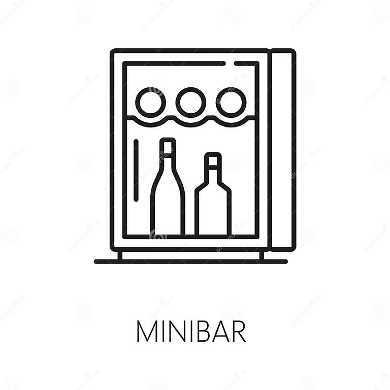 Mini Bar Icon Vector for Web Design and Mobile App Stock Vector ...