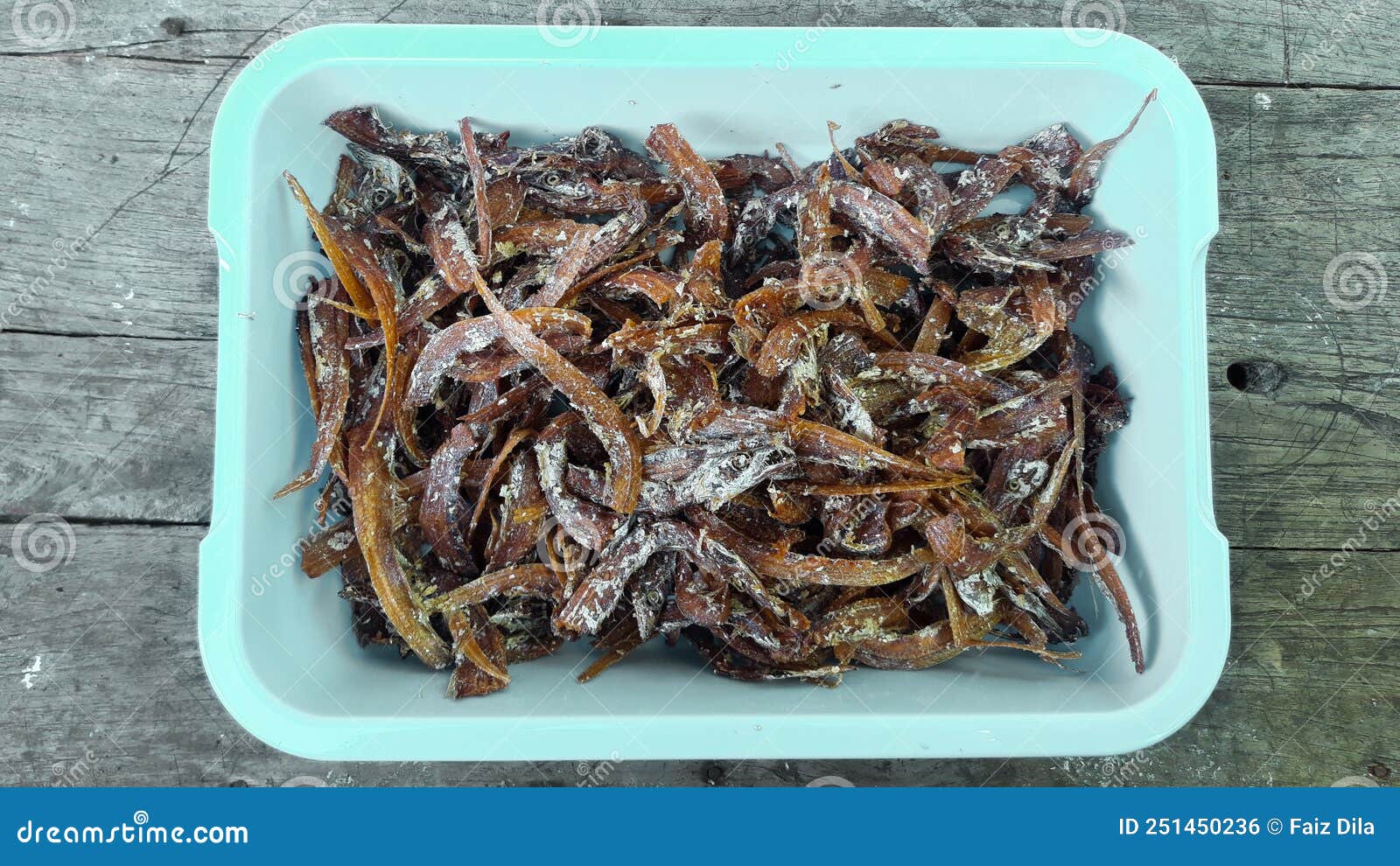 Mini Beltfish or Ikan Layur, Fried by Salting Process. Stock Photo ...