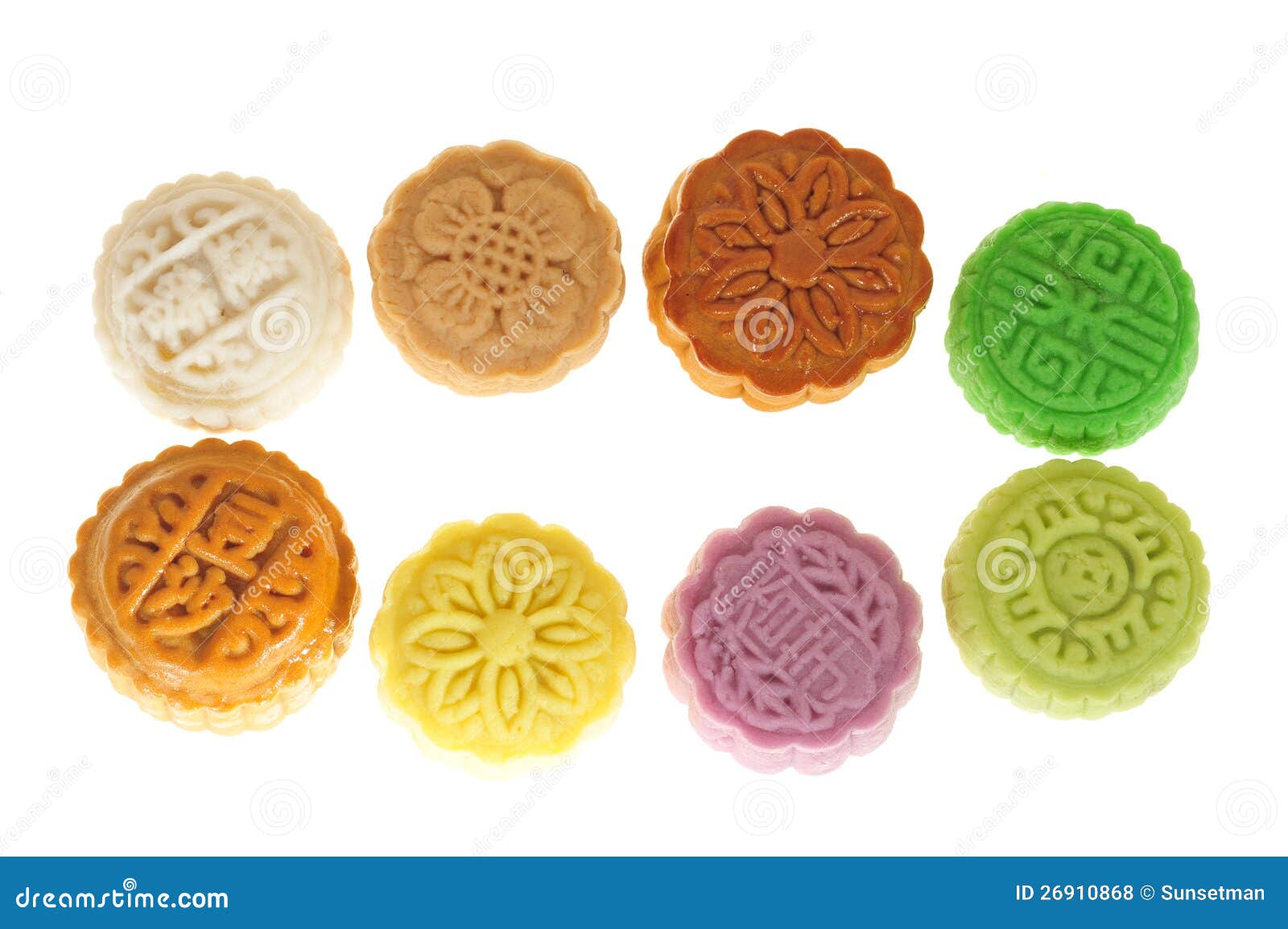 Mini Bolos De Lua Coloridos Foto de Stock - Imagem de casa ...