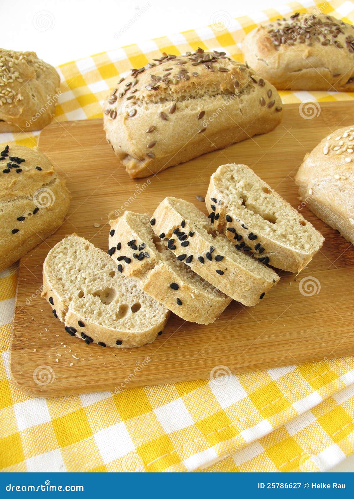 Mini Breads stock image. Image of snack, cakes, black - 25786627