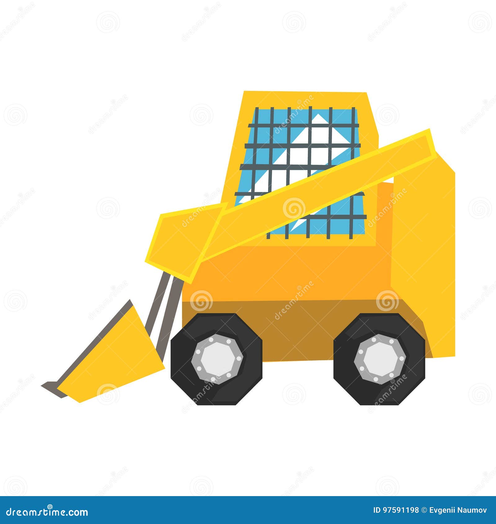 Skid Loader Icon. Trendy Skid Loader Logo Concept On White Background ...