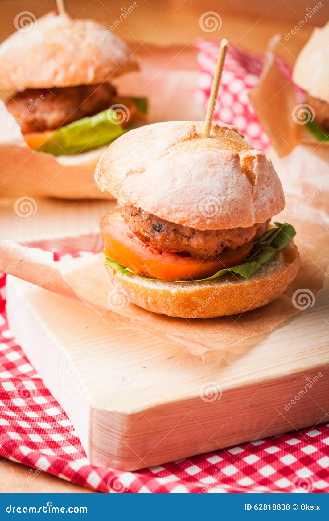 The mini burgers stock photo. Image of fastfood, meat - 62818838