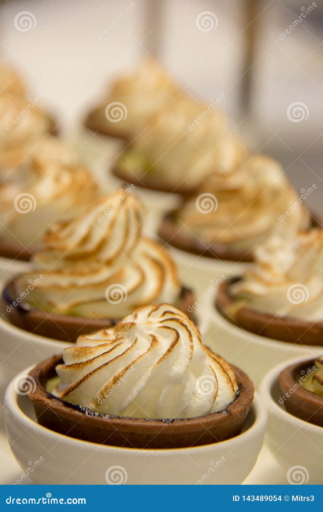 Mini Cake on Plate for Catering Stock Photo - Image of sweet, buffet ...