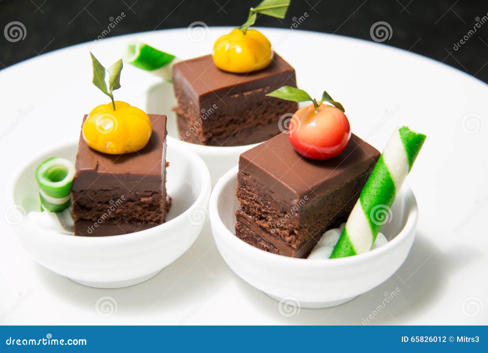 Mini Cake on the Table for the Buffet Stock Photo - Image of decorated ...