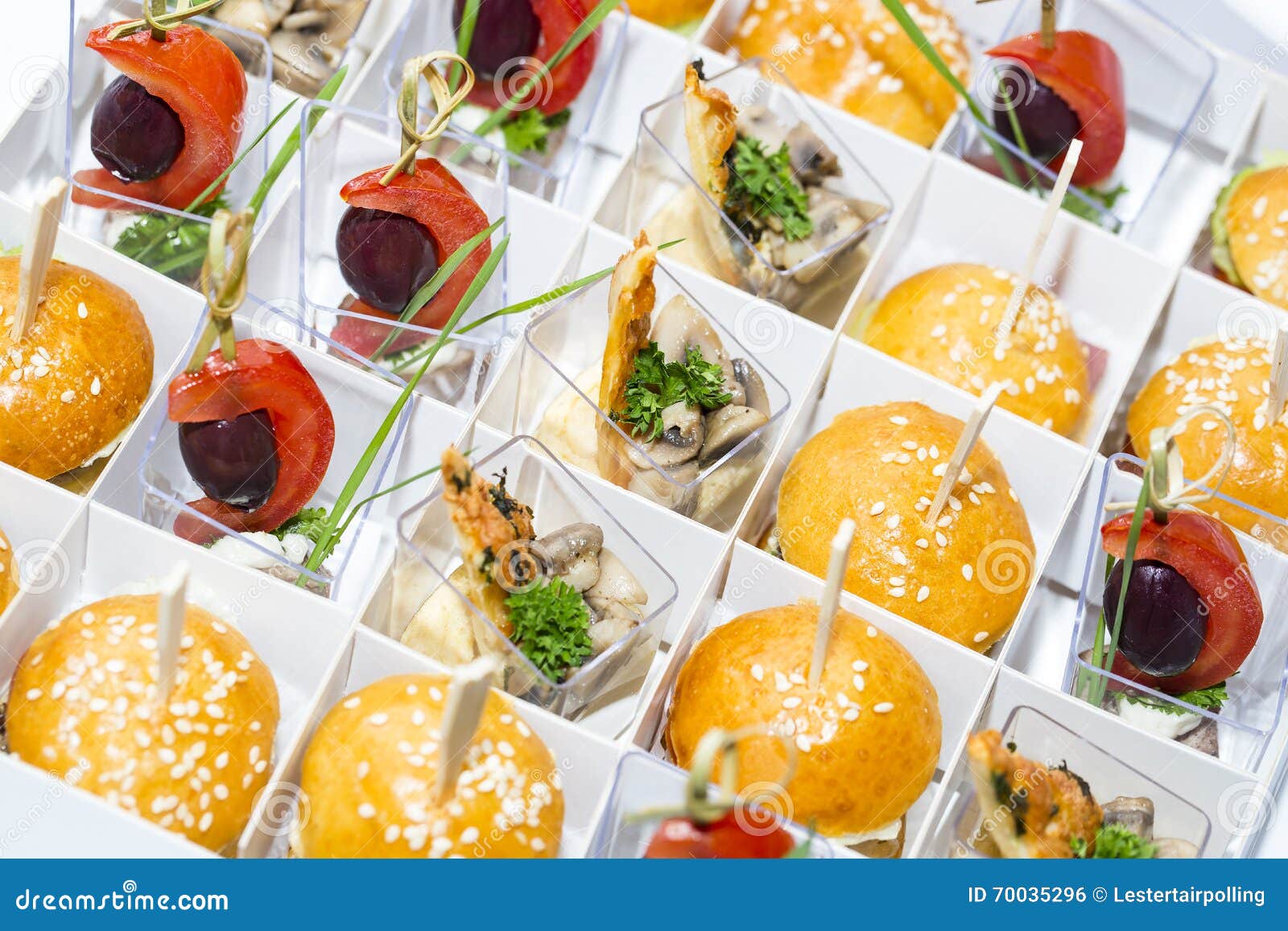 Mini canape stock photo. Image of party, catering, canape - 70035296