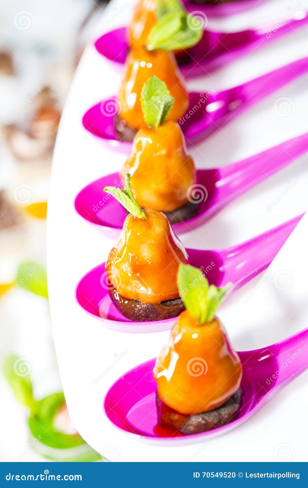 Mini canape stock photo. Image of party, bread, cups - 70549520