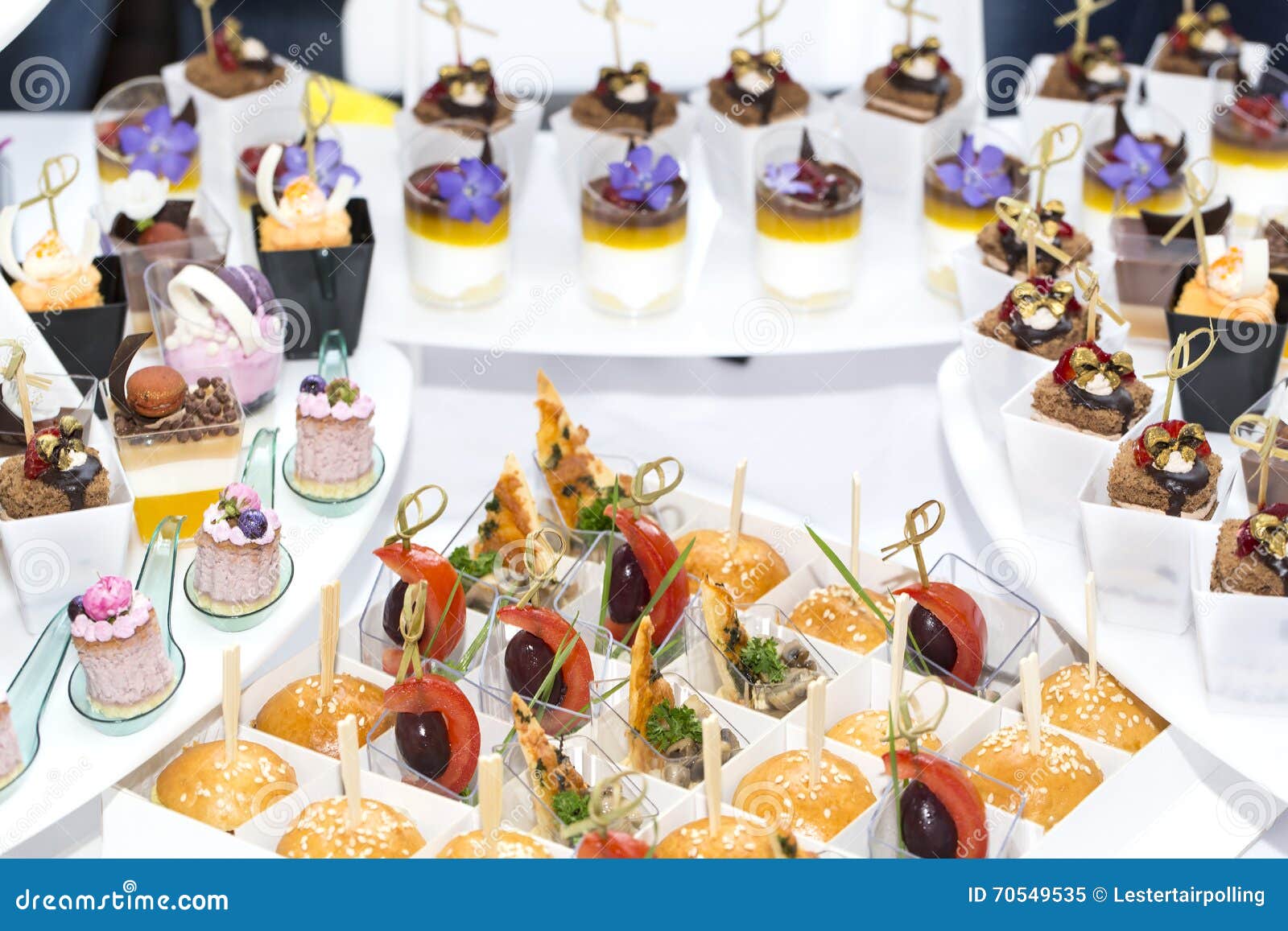 Mini canape stock image. Image of buffet, edible, meat - 70549535