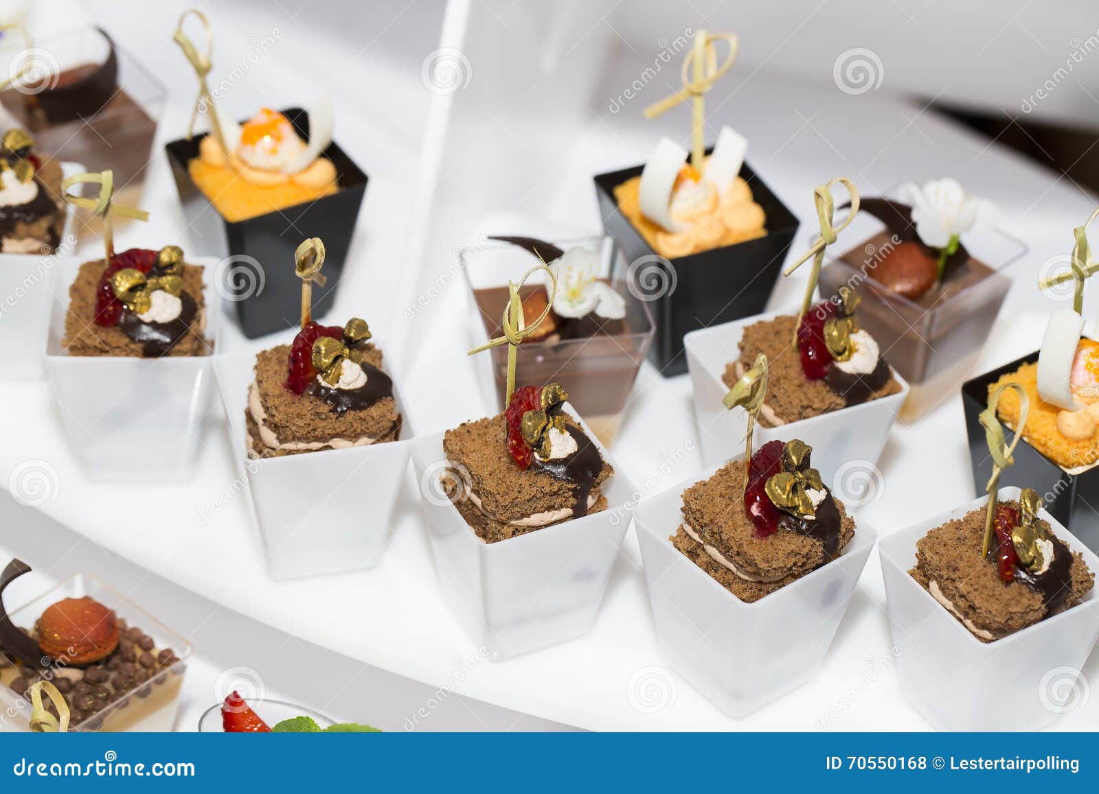 Mini canape stock photo. Image of catering, meal, food - 70550168