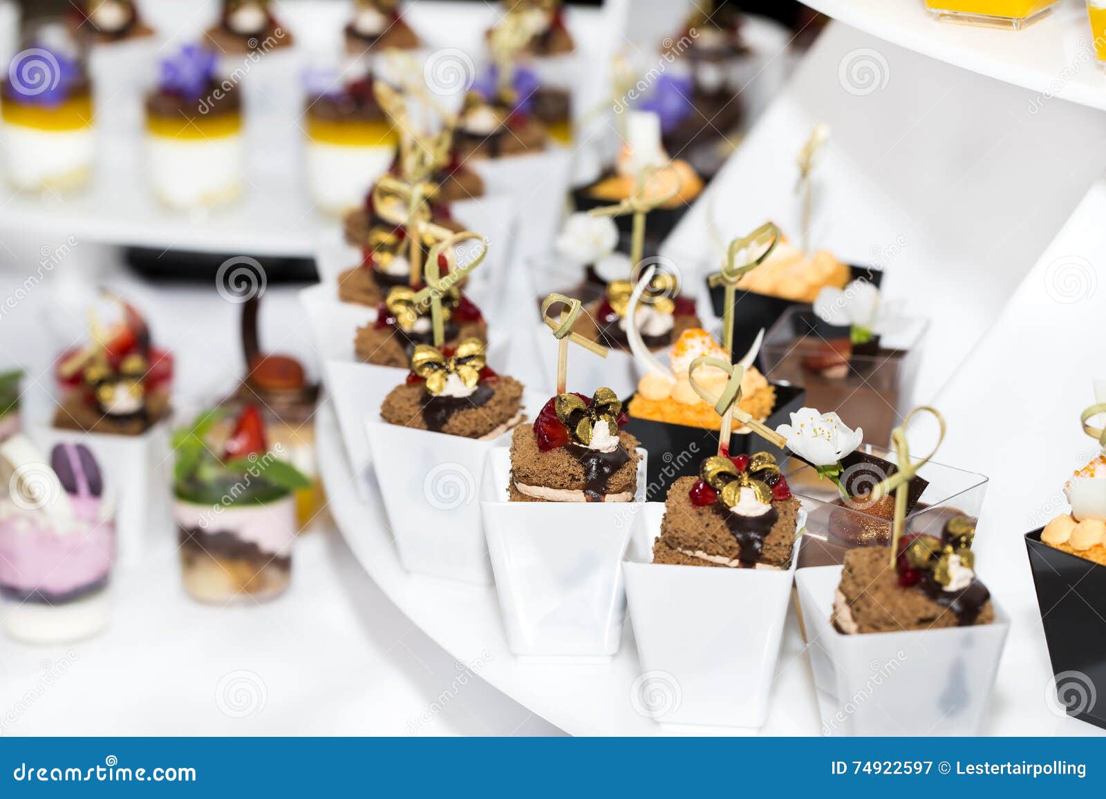 Mini canape stock image. Image of banquet, dish, appetizer - 74922597