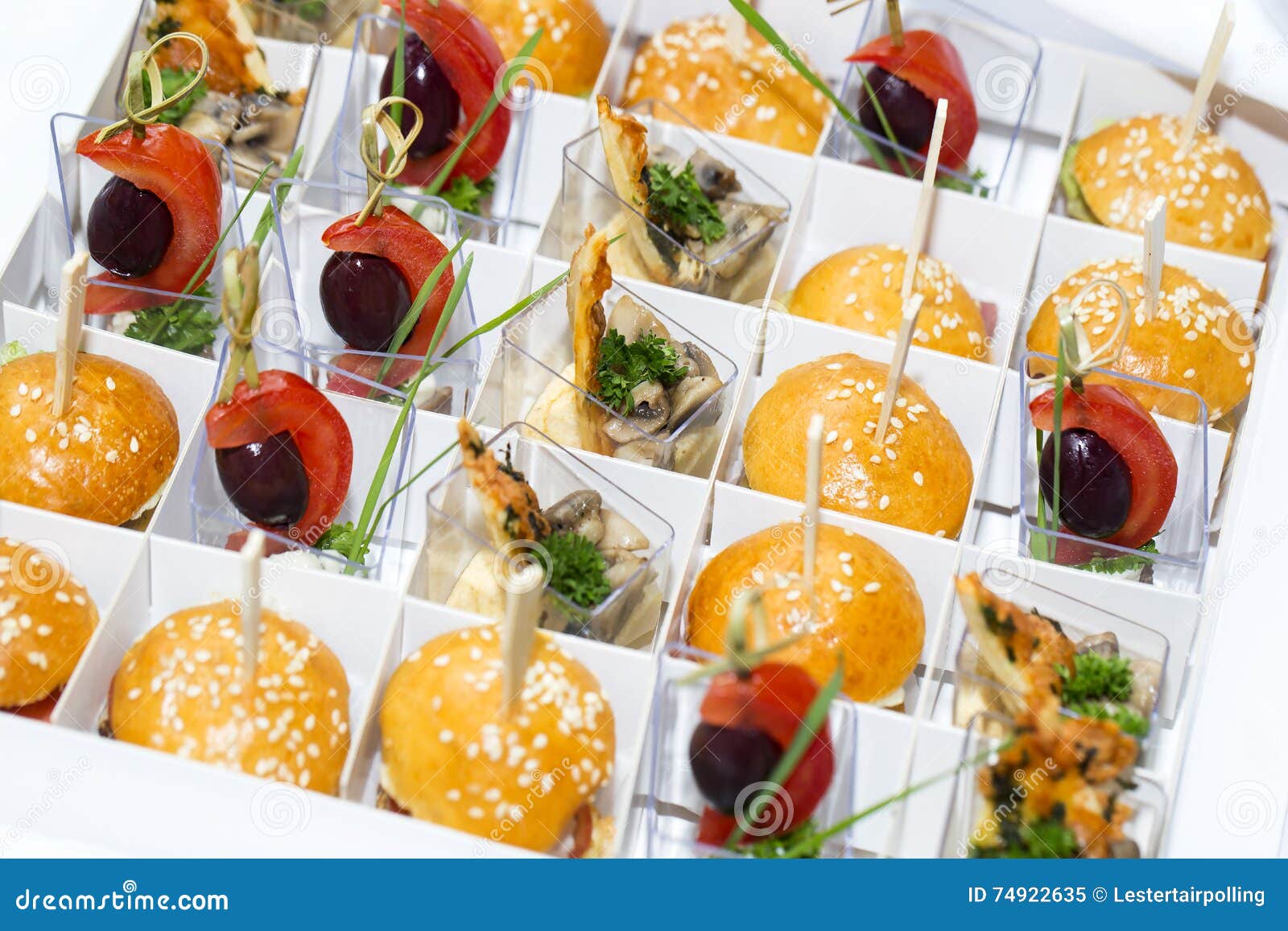 Mini canape stock image. Image of canapes, butter, indoors - 74922635