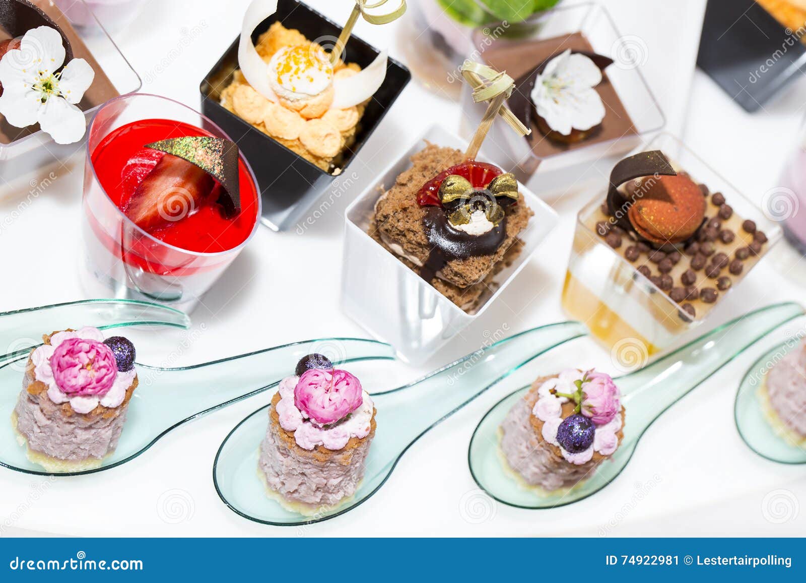 Mini canape stock image. Image of girdle, flowers, meat - 74922981