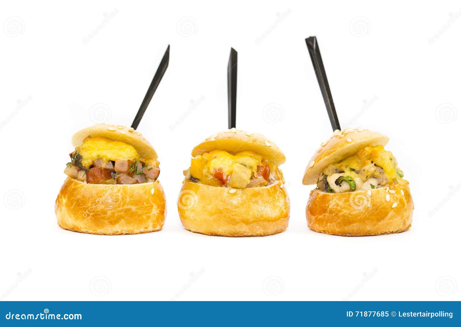 Mini Canape stock image. Image of mussel, butter, party - 71877685