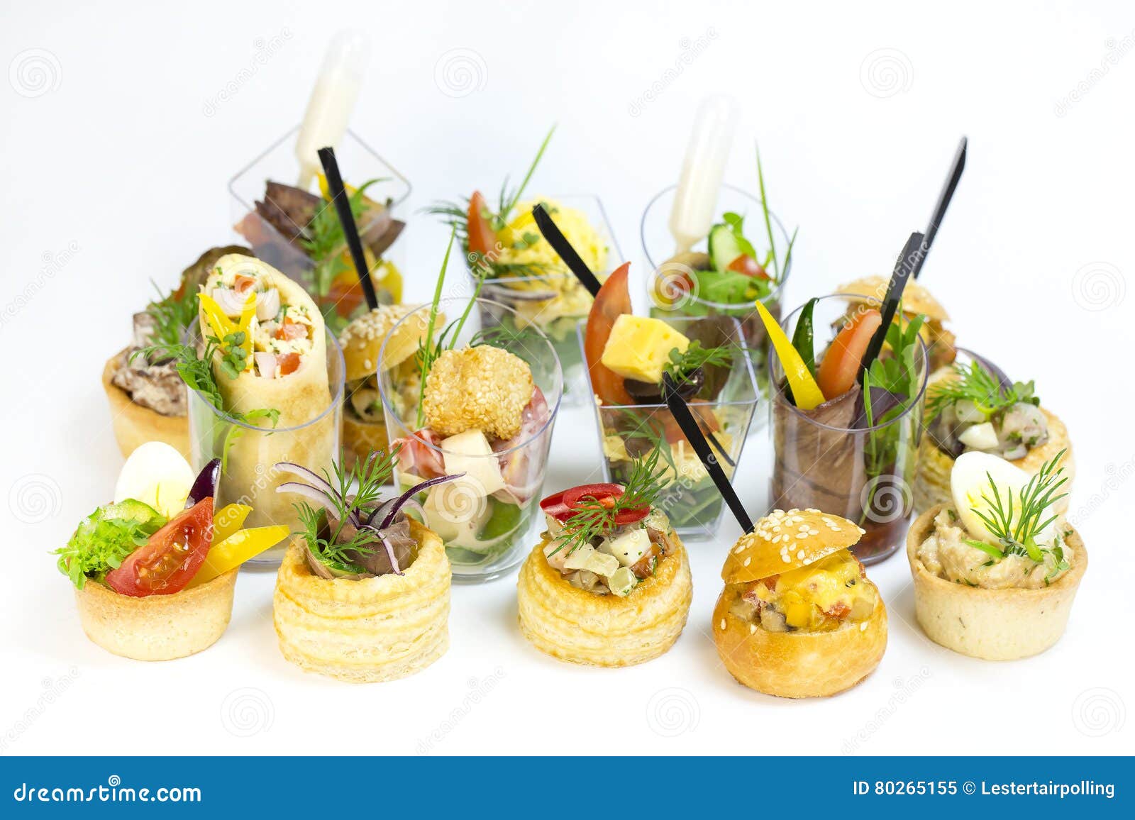 Mini Canape stock image. Image of grape, catering, food - 80265155